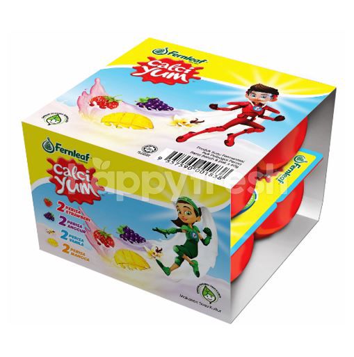 Beli Fernleaf Calciyum Assorted Flavour Cultured Milk Food (8 x 60g ...