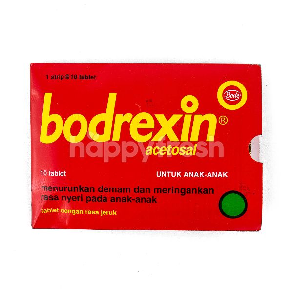 Jual Bodrexin Acetosal Tablets Reduce Kids Fever and Sore di Lotte Mart ...
