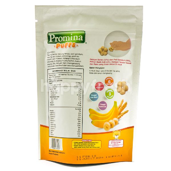 Jual Promina Puffs Banana Rice Snack (8-24 Months) di Farmers Market ...