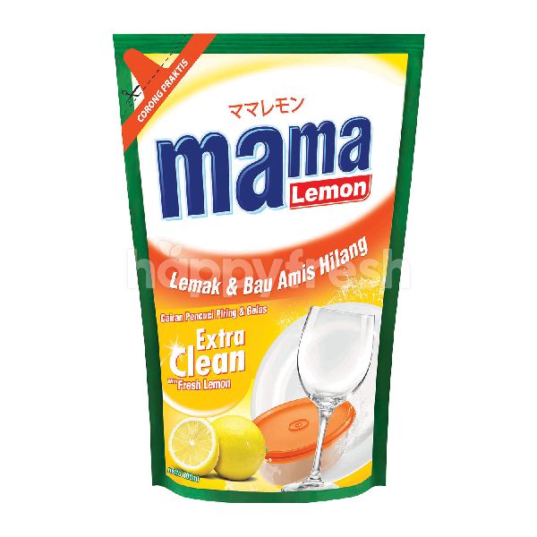 Jual Mama Lemon Extra Clean Lemon Dishwashing Liquid Refill di Super ...