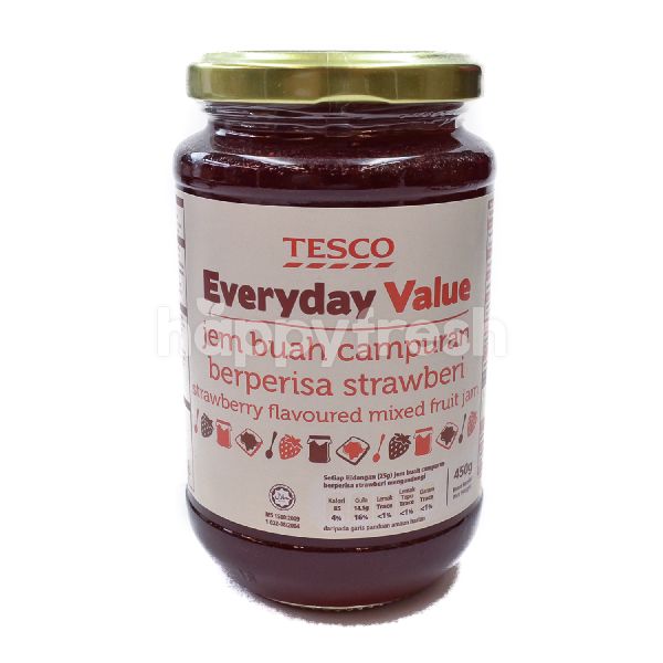 Beli Tesco Strawberry Flavoured Mixed Fruit Jam dari Lotus's - HappyFresh