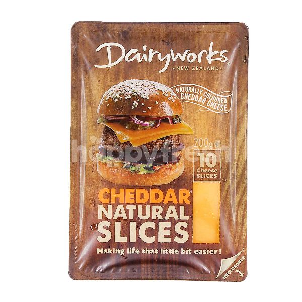 Dairyworks Cheddar Cheese Burger Slices 200G at Teresa Hooker blog
