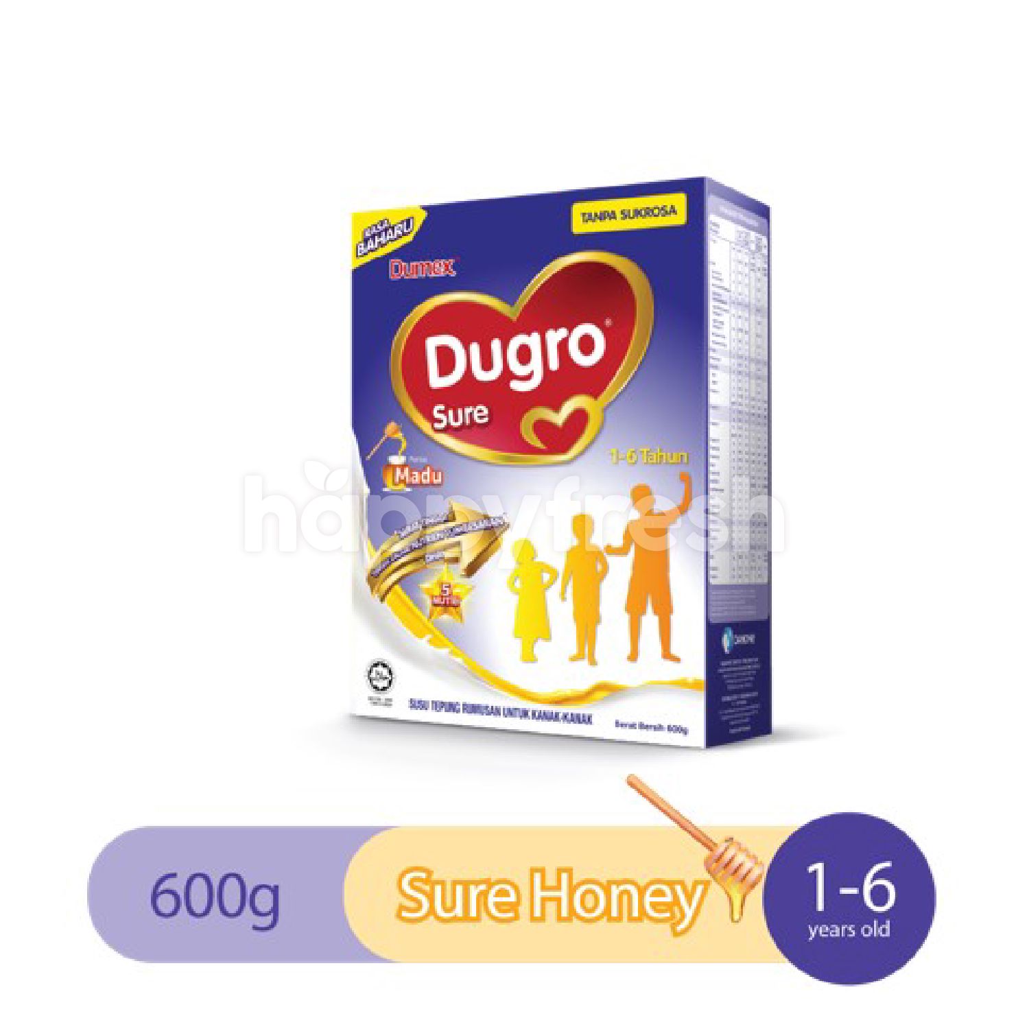 Beli Dugro Sure Honey Flavour Formula Milk Powder 600g dari Giant ...