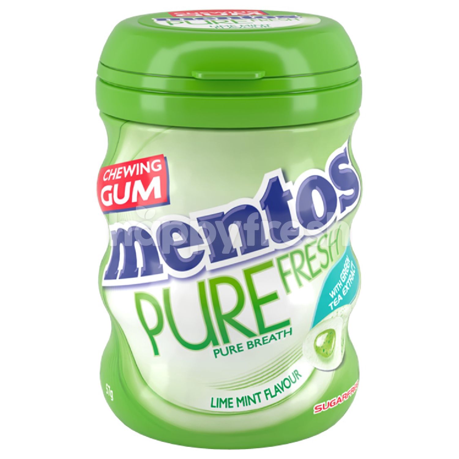 Beli Mentos Pure Fresh Chewing Gum Lime Mint With Green Tea Flavour ...