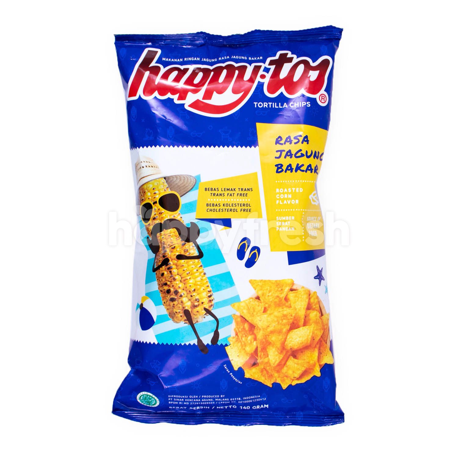 Jual Happy Tos Tortila Chips - Roasted Corn Flavor di Farmers Market ...