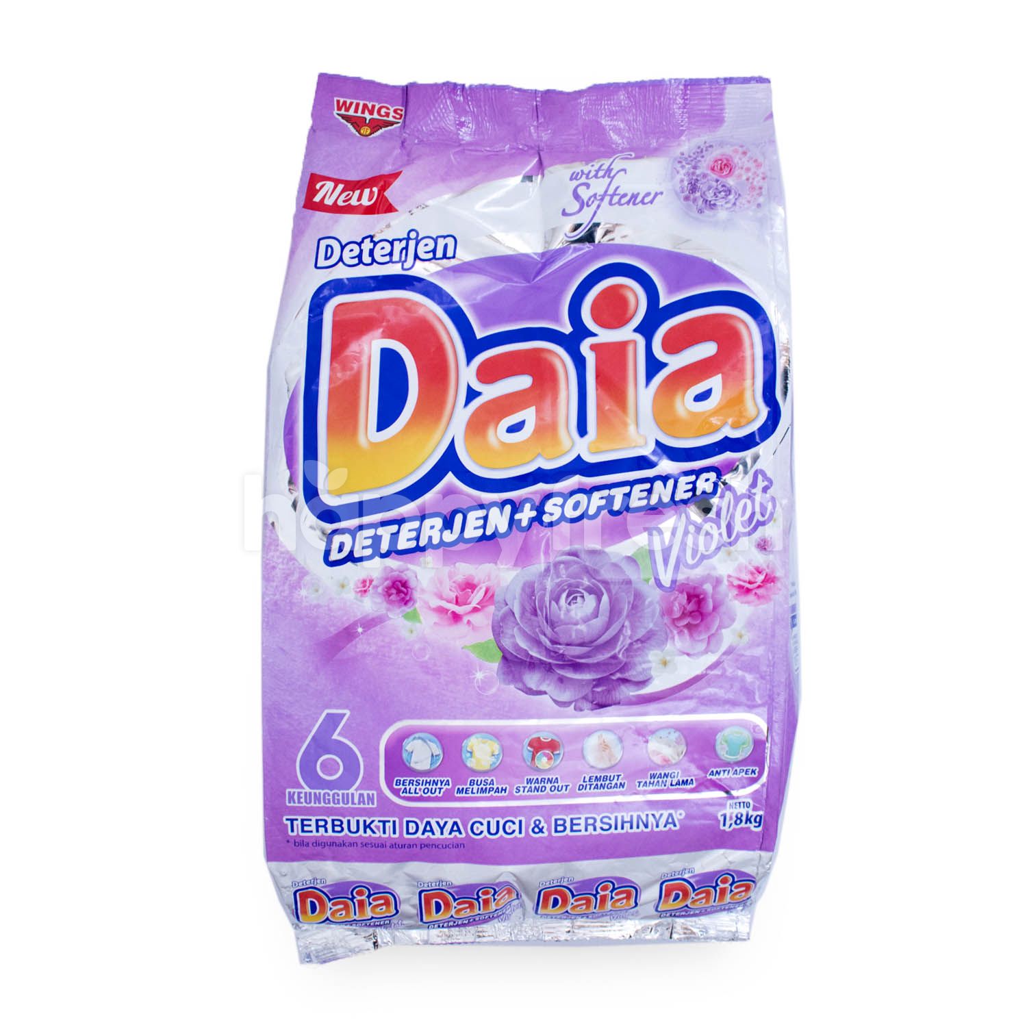 Jual Daia Violet Powder Laundry Detergent plus Softener di Ranch Market ...