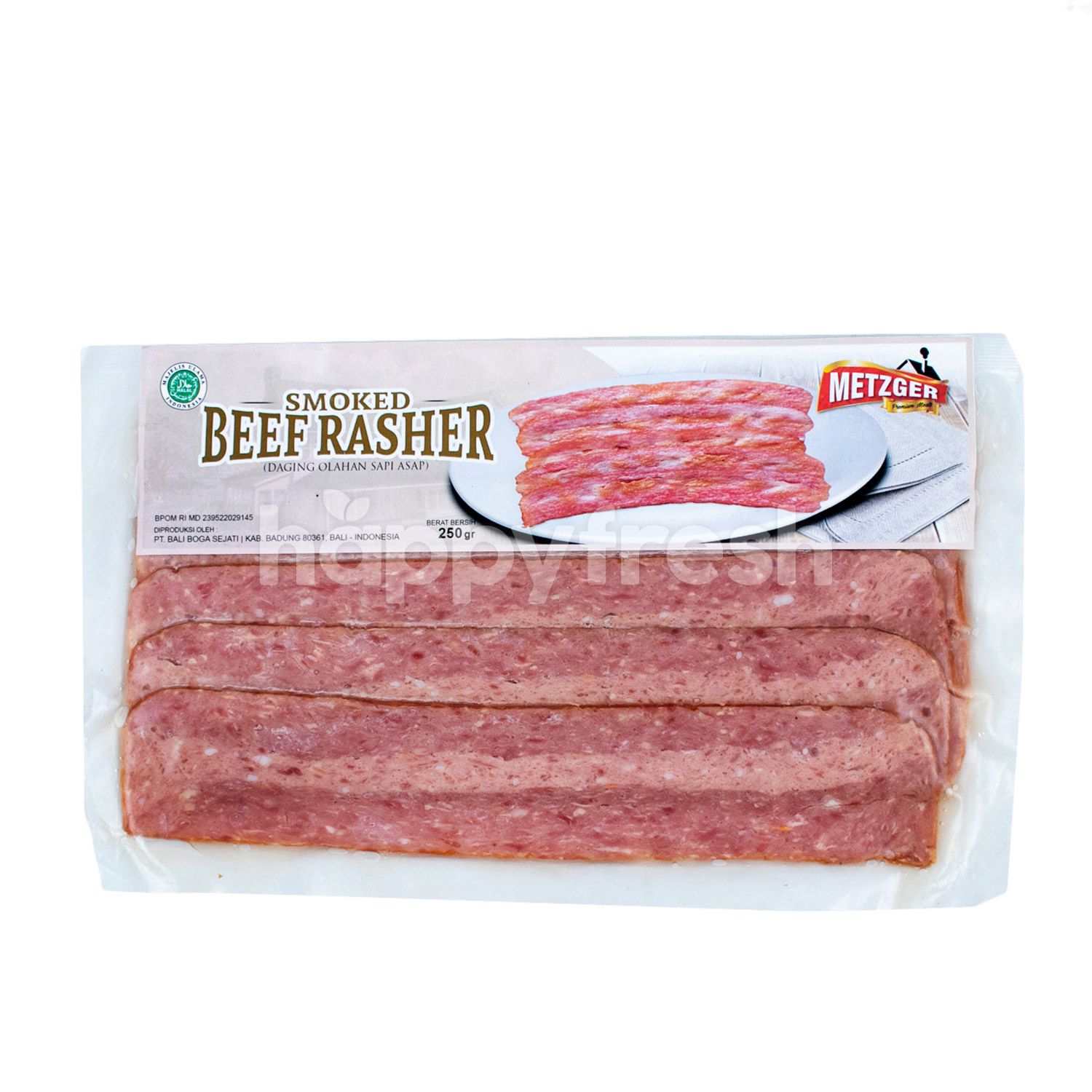 Jual Metzger Smoked Beef Rasher di Farmers Market - HappyFresh