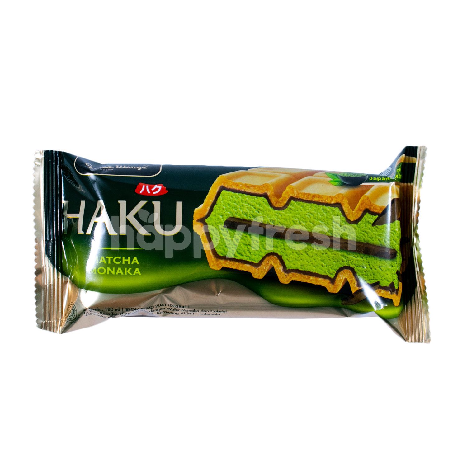 Jual Glico Wings Haku Monaka Matcha Ice Cream di Grand Lucky - HappyFresh