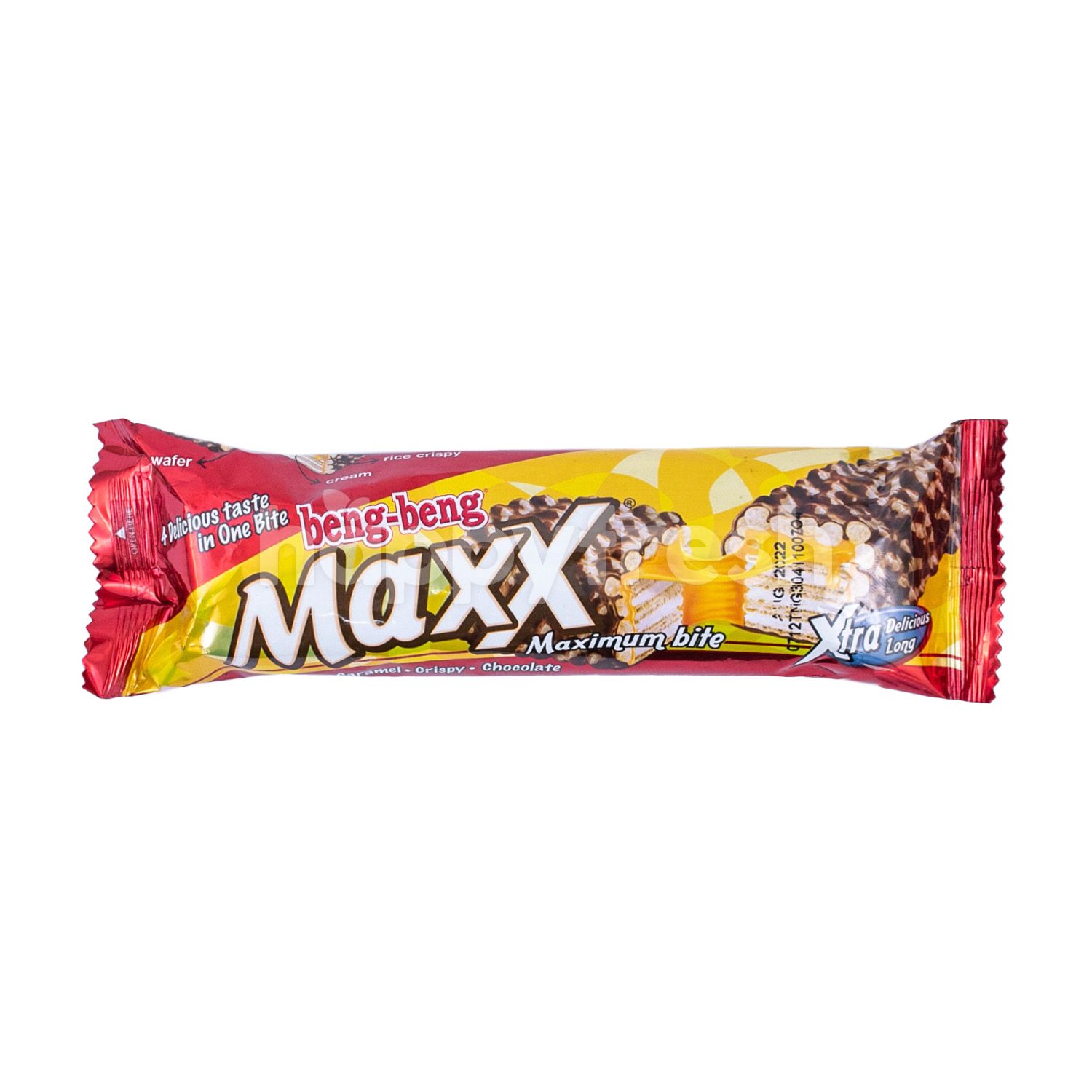 Jual Beng-Beng Maxx Maximum Bite Chocolate and Caramel Wafer di Hero ...