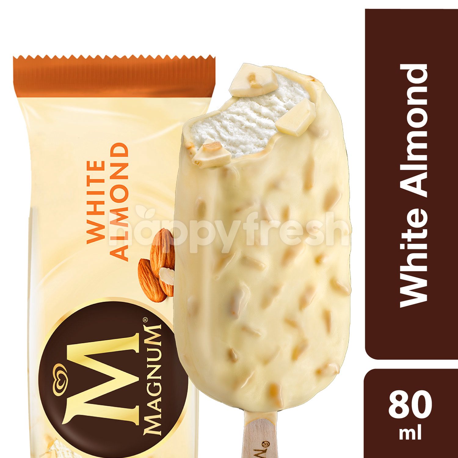 Jual Magnum White Almond 80ml - Wall's Ice Cream di Tip Top - HappyFresh