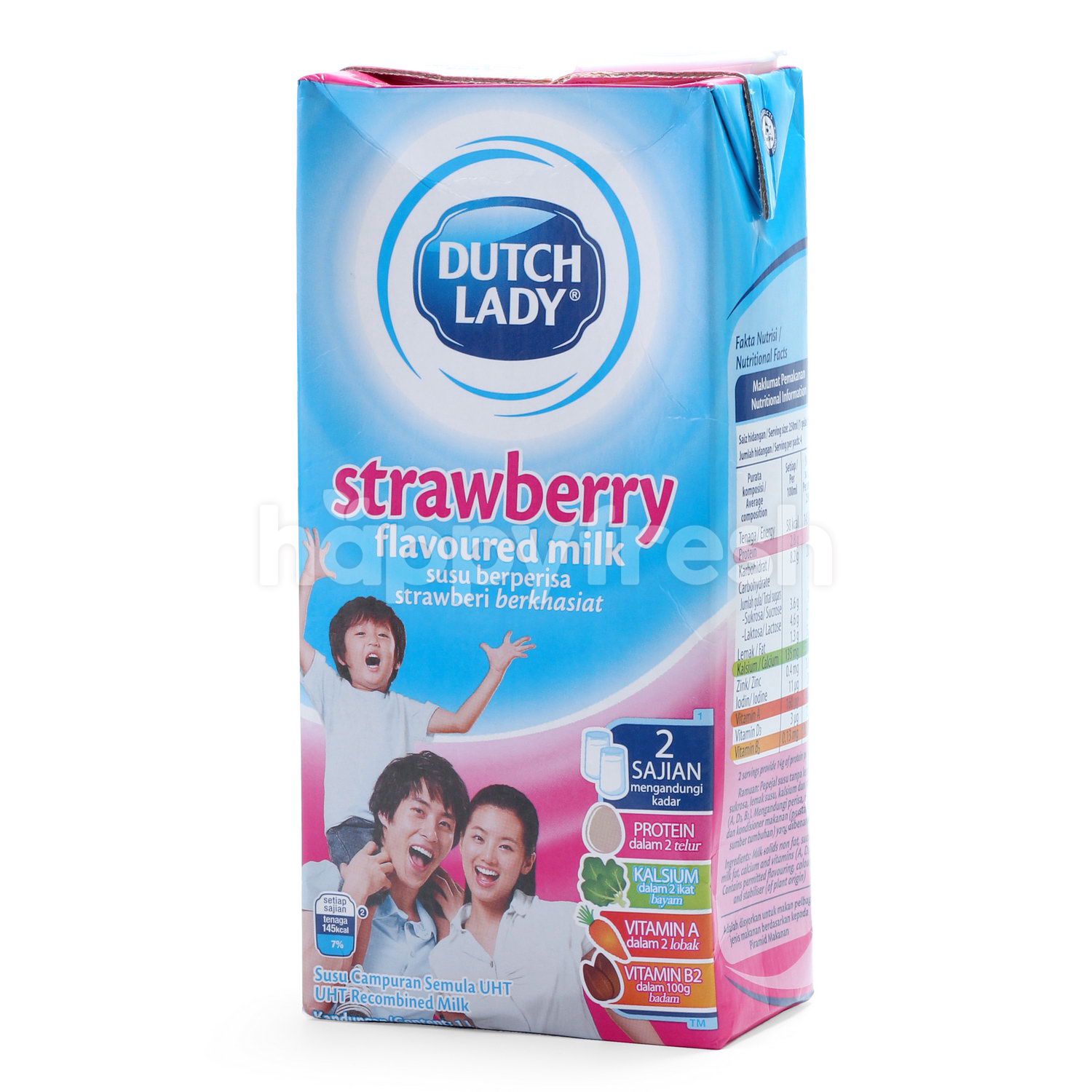 Beli Dutch Lady UHT Strawberry Flavoured Milk Drink dari Isetan ...
