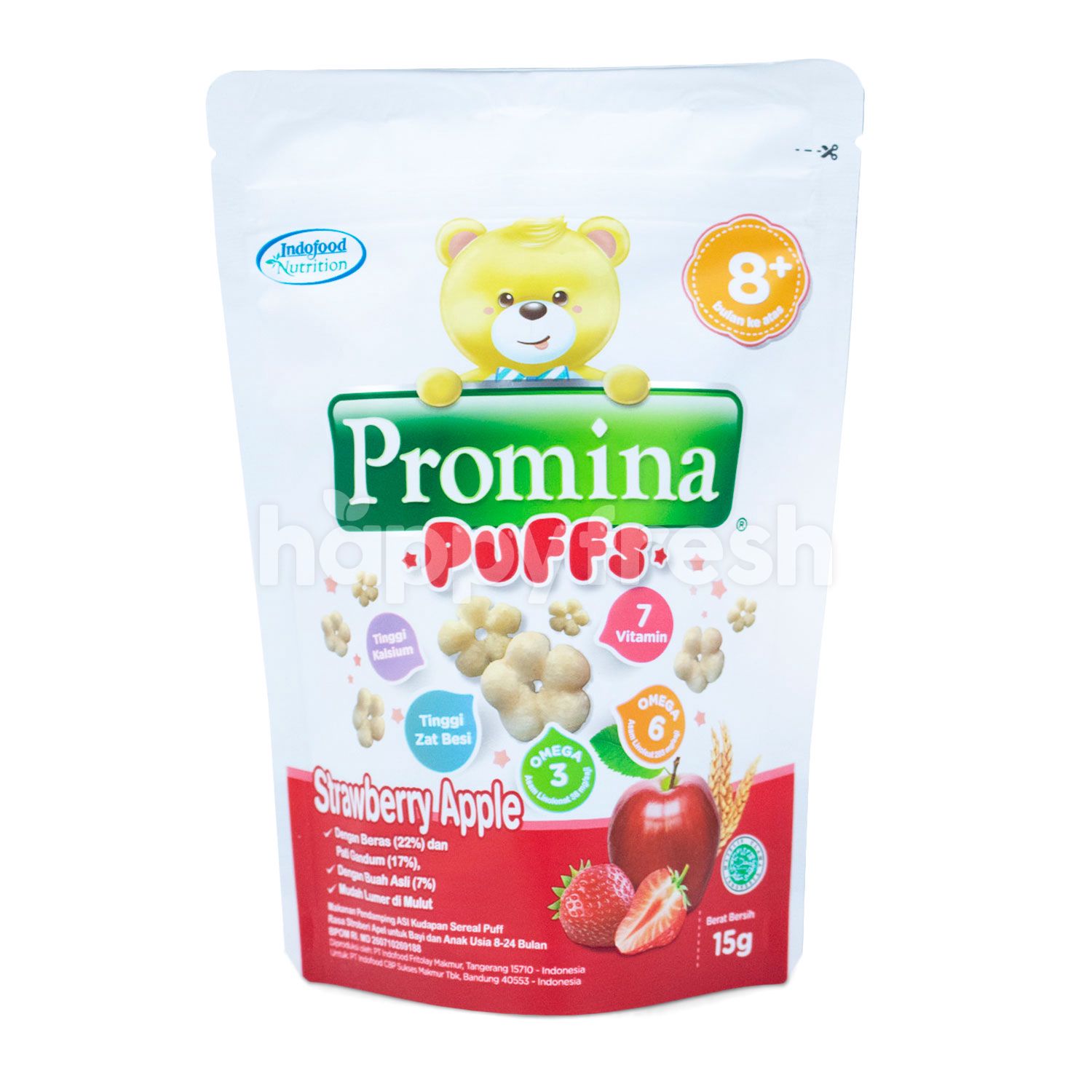 Jual Promina Puffs Strawberry & Apple Rice Snack di Ranch Market ...