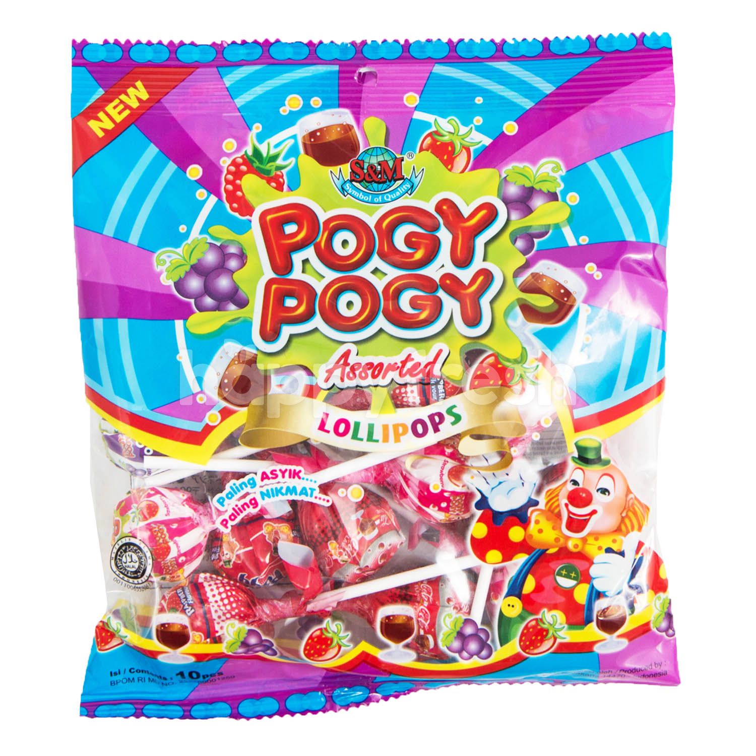 Jual Pogy Pogy Assorted Lollipops di Frestive - HappyFresh Jual Pogy Pogy Assorted Lollipops di Frestive - HappyFresh