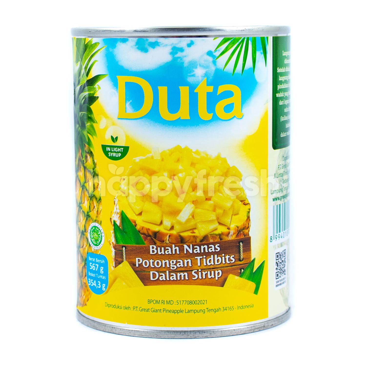 Jual Duta Pineapple Tidbits In Heavy Syrup di Farmers Market - HappyFresh