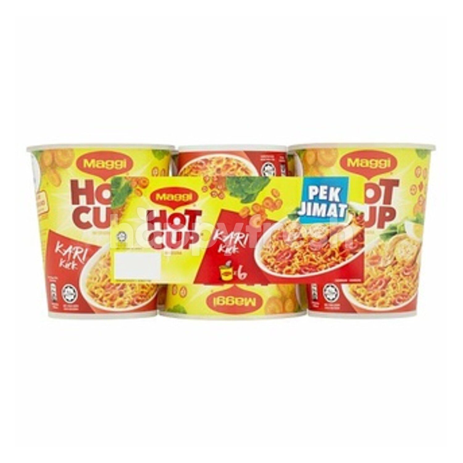 Beli Maggi Hot Cup Curry Noodle (6 Packet x 58g) dari Village Grocer ...