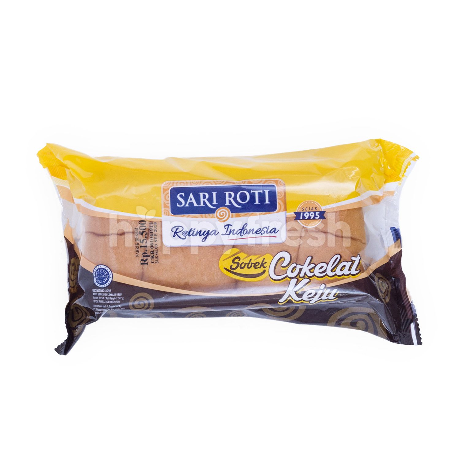 Jual Sari Roti Chocolate Cheese Filled Bread di Ranch Market - HappyFresh