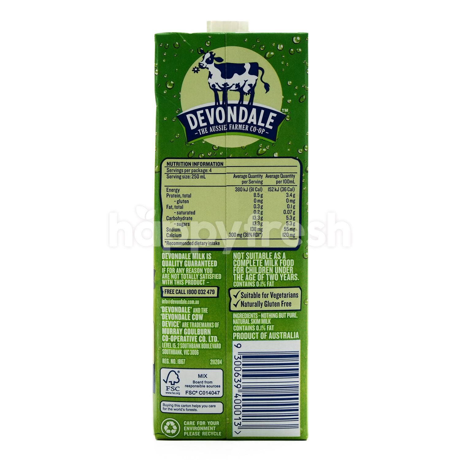 Devondale Skim Milk Powder Nutritional Information | Besto Blog