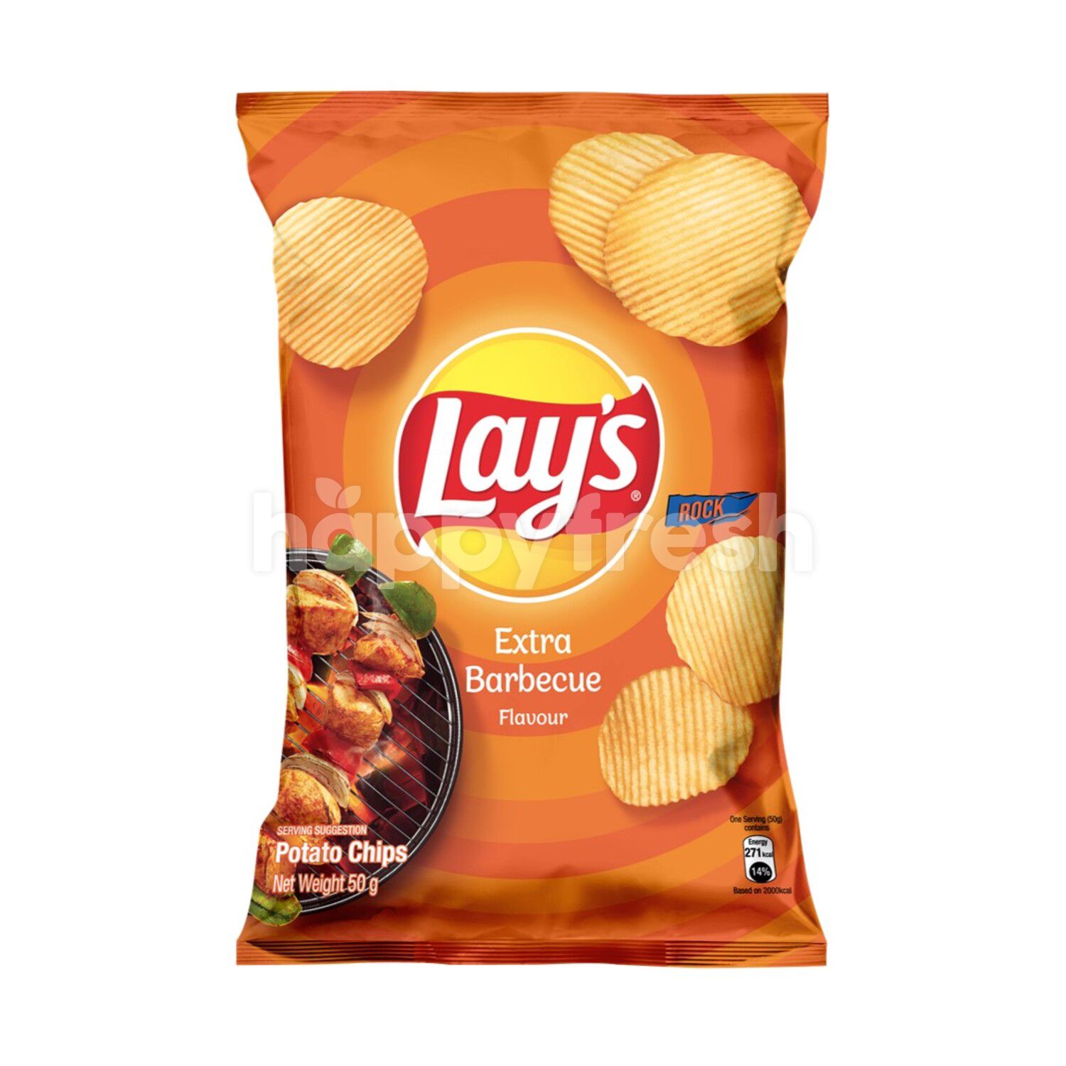 Beli Lays Extra Barbecue Flavoured Potato Chips Dari Aeon Maxvalu Prime Happyfresh